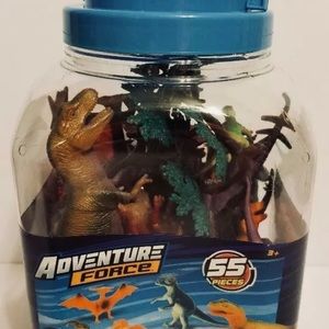 Toys | Adventure Force Dinosaur Jumbo Bucket 51 Pieces | Poshmark